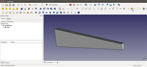 Testing FEM Workbench Of FreeCAD Jolahde