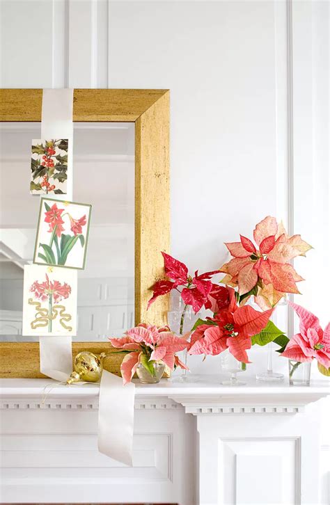 16 Festive Ideas For Decorating With Poinsettias