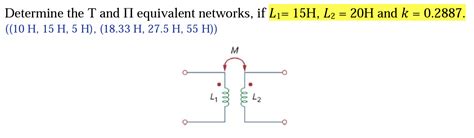 Solved Determine the T and Π equivalent networks if Chegg com