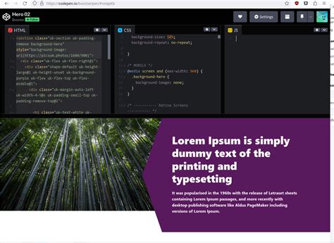 Html Trouble With Scaling Background Image And Shape Together In Hero