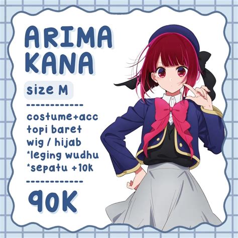 Rental Cosplay Arima Kana Wig And Hijab Malang