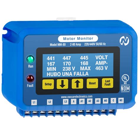 Motor Monitor® Voltage And Current Fault Protection Relay Nassar Electronics