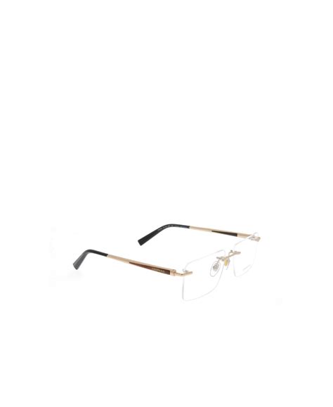Chopard Eyewear Rectangular Frame Glasses In White Modesens