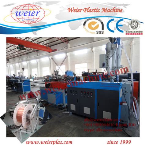 Pp Pe Pvc 플렉시블 골판지 파이프 압출 라인 플라스틱 단일 벽 나선형 호스 제작 기계 전기 호스 생산 라인 의 고품질 Pp Pe Pvc 플렉시블