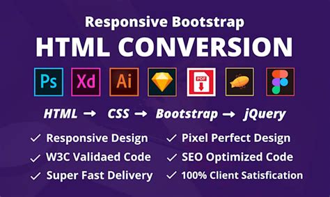 Convert Psd To Html Xd To Html Figma To Html Bootstrap 5 Responsive Tailwind Cs By Smallltizzyy