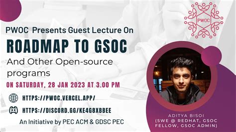 roadmap to gsoc and other open source events aditya bisoi youtube
