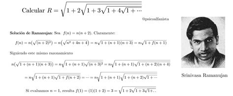 Calcular R Solución De Ramanujan Profematesjac