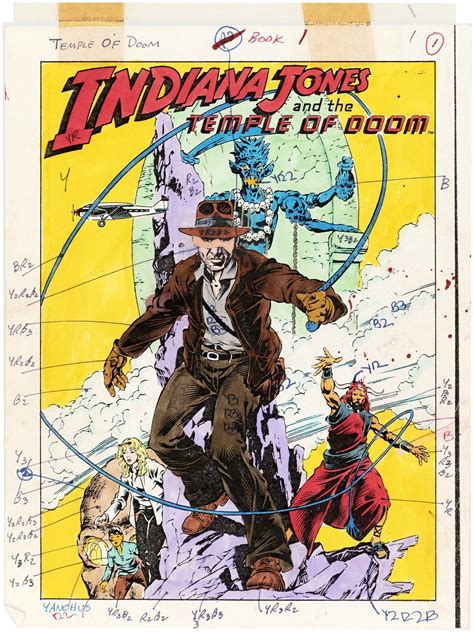 Indiana Jones And The Temple Of Doom 1 Story Color Guides Andy