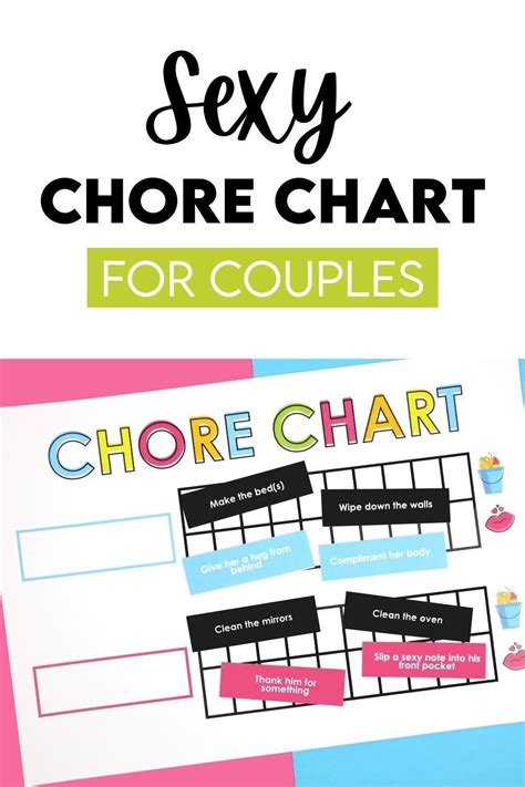 Sexy Chore Chart For Couples Artofit