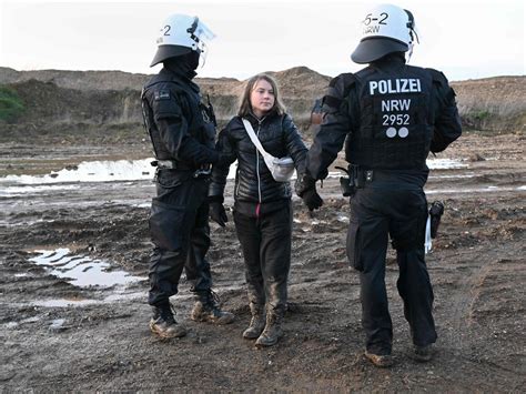 Greta Thunberg Removed By Police At German Coal Protest Nt News