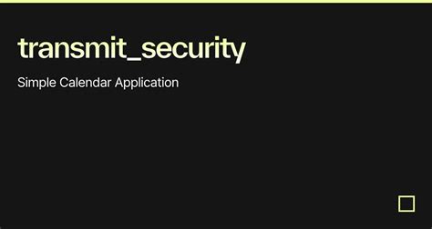Transmit Security Codesandbox