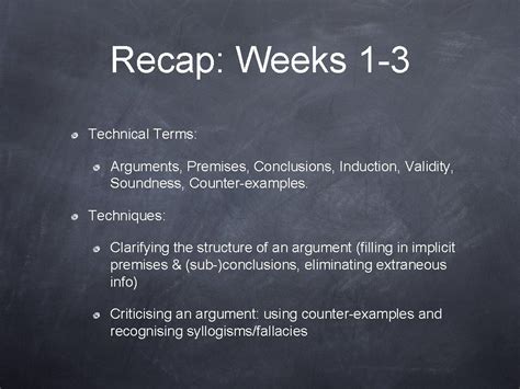 Reason Argument Lecture 4 Lecture Synopsis 1 Meaning