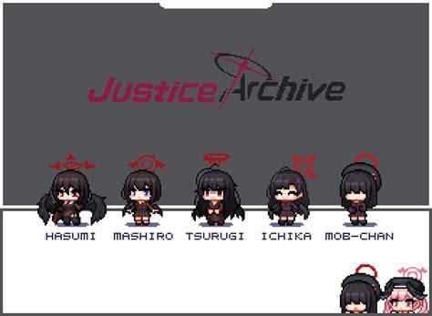 Redforge Hasumi Blue Archive Ichika Blue Archive Justice Task Force Member Blue Archive