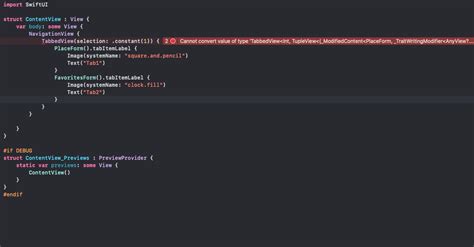 Swift Tabbedview Using Swiftui In Xcode11beta 11m336w Stack Overflow