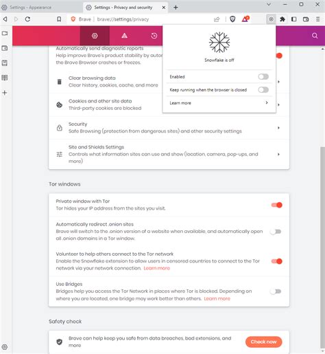 Promoting The Snowflake Extension In Brave · Issue 25315 · Bravebrave Browser · Github