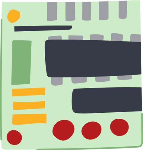 Arduino Microcontroller Cartoon Royalty Free Vector Image