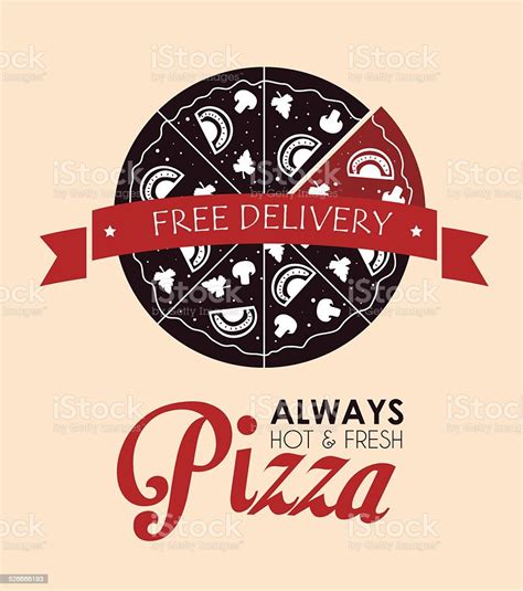 Pizza Design Stock Illustration Download Image Now Computer Graphic