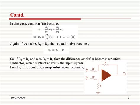 Difference Amplifier Or OP Subtractor PDF