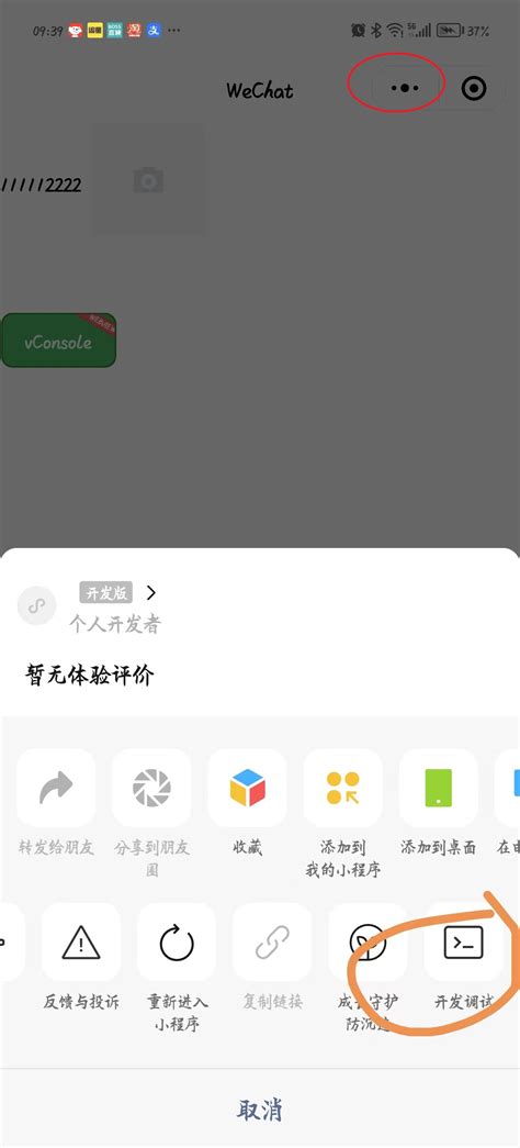 wx微信调试打开vconsole的办法 微信小程序 vconsole csdn博客