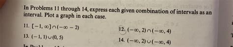 Solved In Problems 11 Through 14 Express Each Given