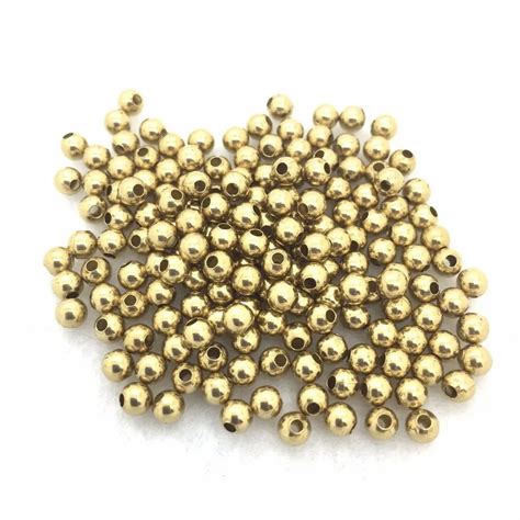 Golden Round Designer Brass Beads At ₹ 185kilogram In Mumbai Id