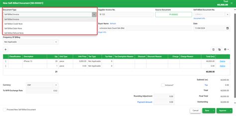 Cloud Accounting Submit Self Billed E Invoice Copy From Purchase