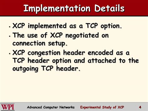 PPT An Implementation And Experimental Study Of The EXplicit Control Protocol XCP PowerPoint