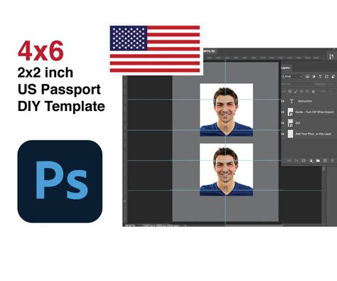 Passport Photo Size Photoshop Template At Hudson Dyett Blog