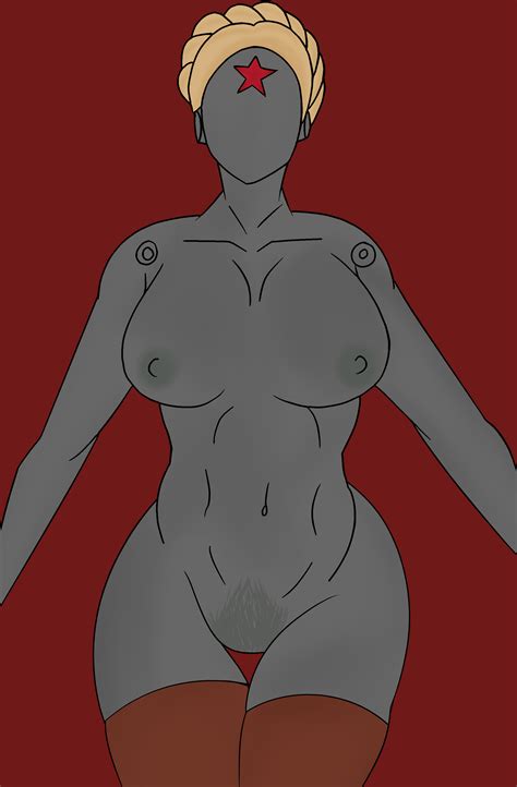 Rule 34 Atomic Heart Big Breasts Big Thighs Blonde Hair Faceless