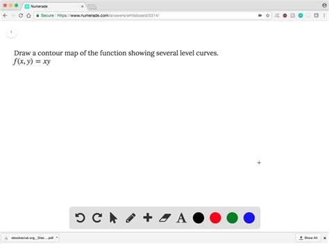 Solved 45 52 Draw A Contour Map Of The Function Showing Several Level