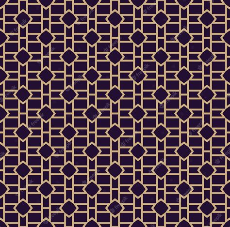 Premium Vector Vector Seamless Pattern Modern Stylish Texture Repeating Geometric Background