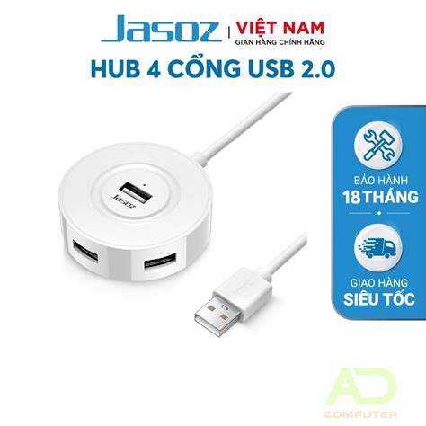 Jasoz F101 4 Port Usb 2 0 Hub Genuine Product Shopee Malaysia