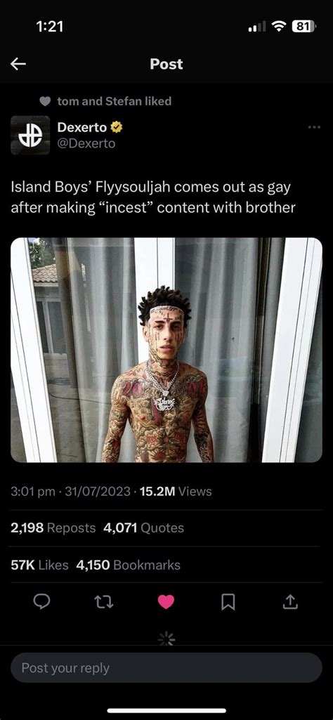 Island Boys Flyysouljah Comes Out As A Dgger 😎🤙 Rdestiny