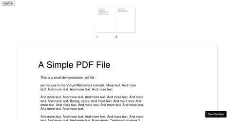 React Pdf Viewer Thumbnail Examples Codesandbox
