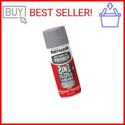 Rust Oleum 260510 Automotive 2 In 1 Filler And Sandable Primer 12 Ounce