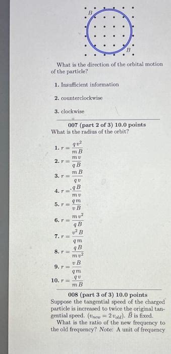 Solved Part Of Points Consider The Circular Chegg