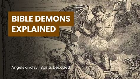 The Seven Demons In Bible Names Of Demons And Their Classification In