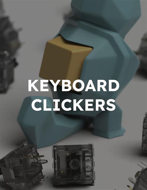 Keyboard Clickers Collection Of 3d Models By Flowalistik
