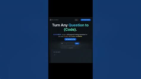 Turn Any Question Into Code Using Blackboxai Youtube