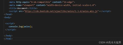 Axios概述axios Csdn Csdn博客