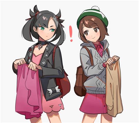 Marnie And Gloria Pokemon And More Drawn By Merimori Danbooru