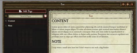 Allow Configurable Headers For Journal Entry Pages · Issue 7395 · Foundryvttfoundryvtt · Github