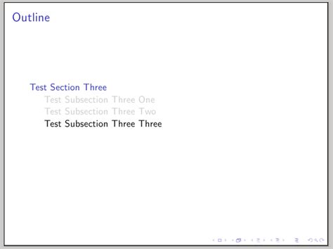 Beamer Tableofcontents ISSUES TeX LaTeX Stack Exchange