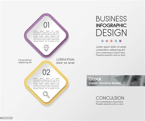 2 단계의 인포 그래픽 템플릿입니다 간단한 다이어그램 벡터 0명에 대한 스톡 벡터 아트 및 기타 이미지 0명 3차원 형태 개념 Istock