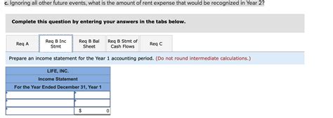 Solved Life, Incorporated experienced the following events | Chegg.com