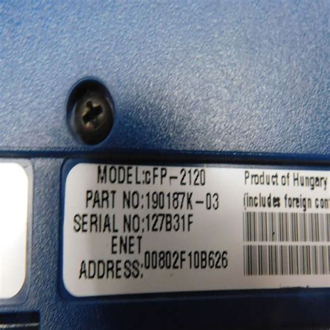 National Instruments Cfp 2120 4 Serial Port Compact Fieldpoint Controller Module