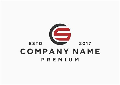 Premium Vector Letter Cs Circle Logo Design Vector Illustration Template