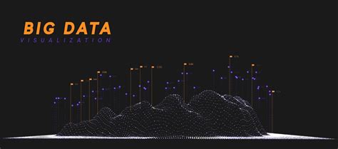 Premium Vector Big Data Visualization Information Wave Technology Futuristic Abstract