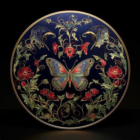 Artistic Tableau Centered Theme Premium Ai Generated Image