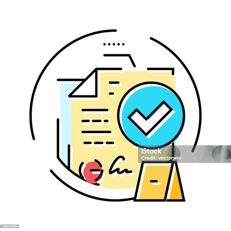 Corroborating Evidence Crime Color Icon Vector Illustration Stock